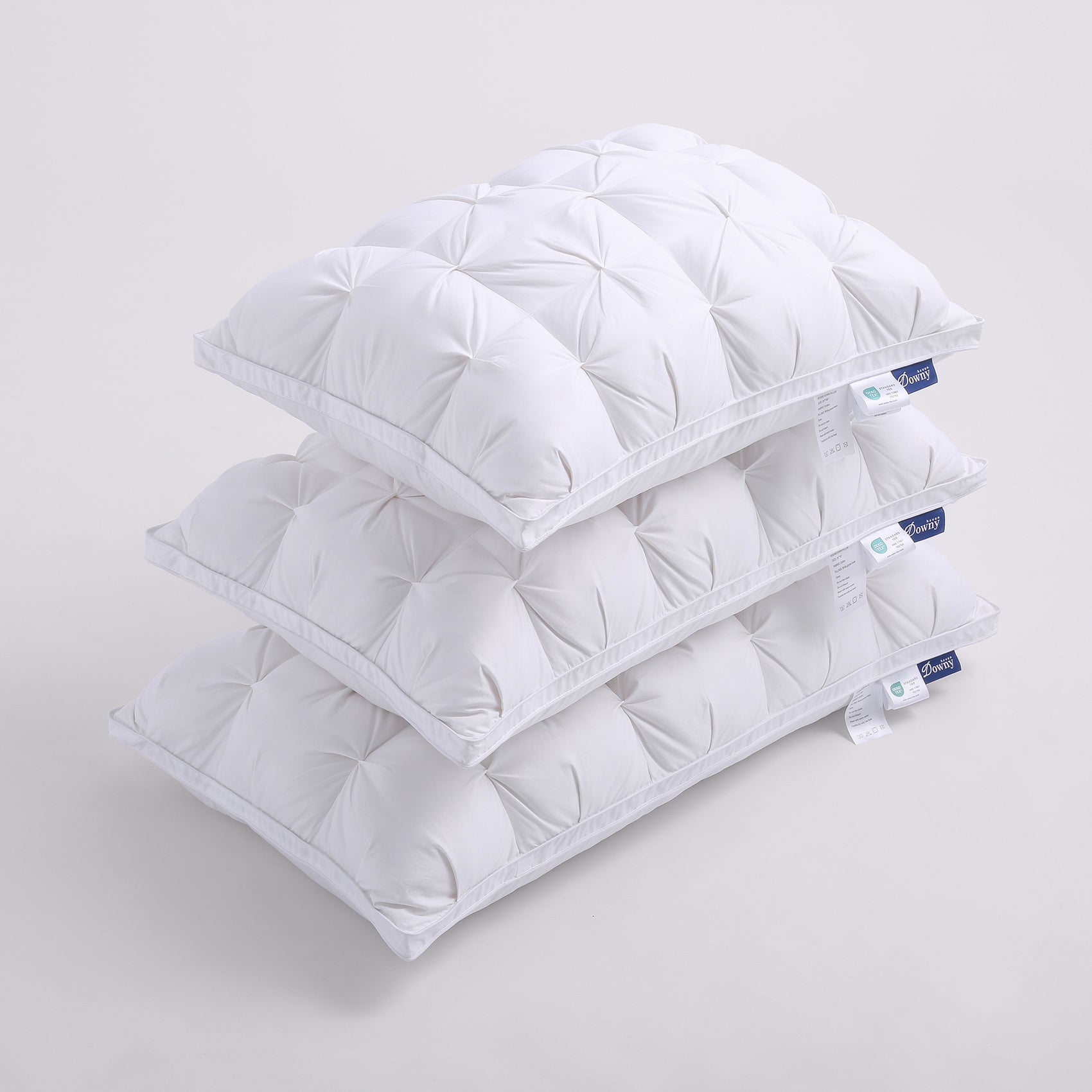 LuxTwist Goose Down Pillow - 100% Ethically Sourced